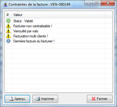 L'encodage d'une facture